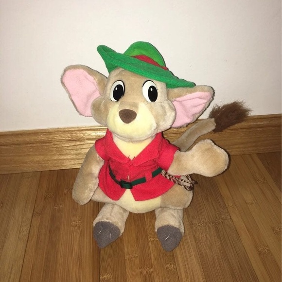 Disney | Toys | Disney Vintage The Rescuers Jake Kangaroo Rat Plush ...